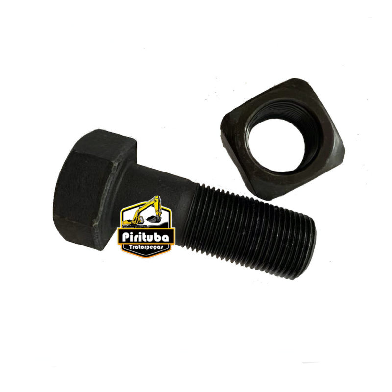 81EH20022 / 81EH20031 Parafuso e Porca de Esteira Escavadeira Hyundai ...